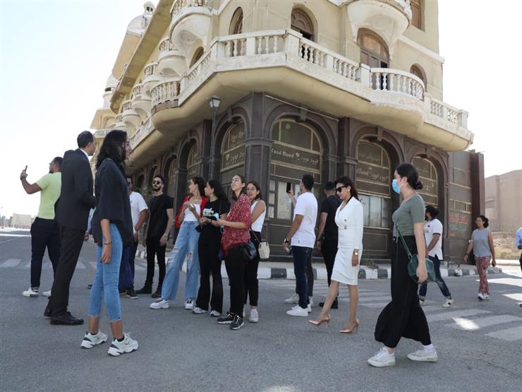 وفد شباب الدارسين في الخارج يزور مدينة الإنتاج الإعلامي صور مصراوى